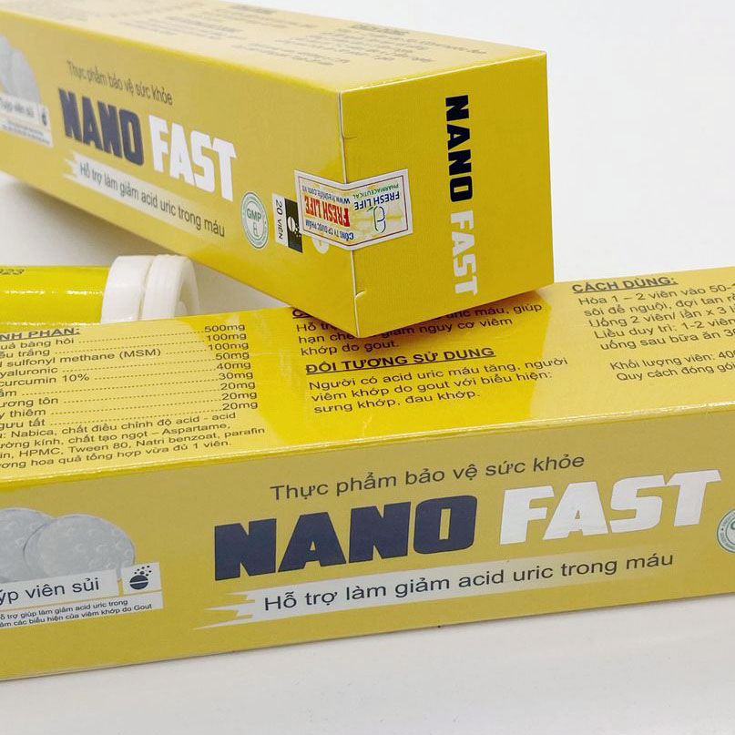 Bán Viên Sủi Tiêu GOUT - NANOFAST Chính Hãng