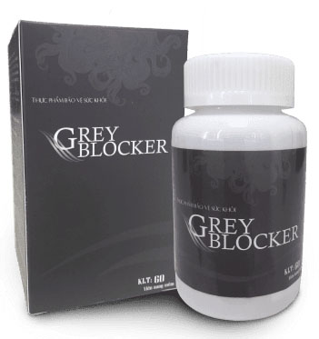 [BÁN] Viên Grey Blocker Chính Hãng Tóc đen dày và khỏe mãi mãi